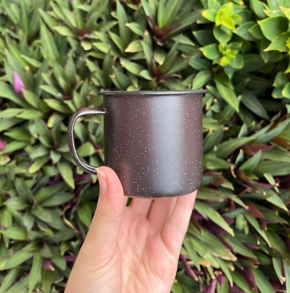 Mug Peltre Mágico Glitter para sublimar