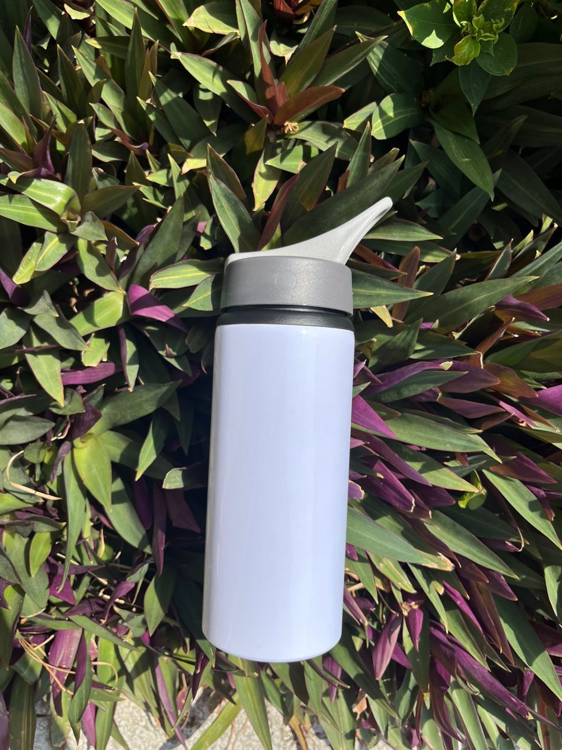 Termo pitillo tapa gris 600ml para sublimar